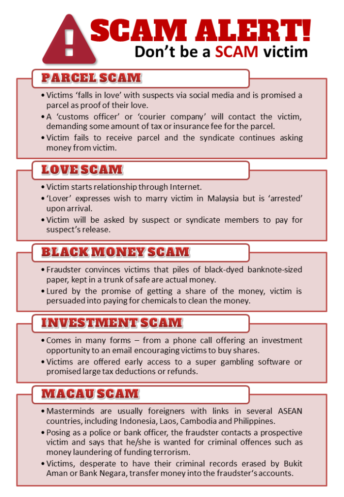 Public Awareness – SCAM Alert! – NADI Taman Klebang Utama